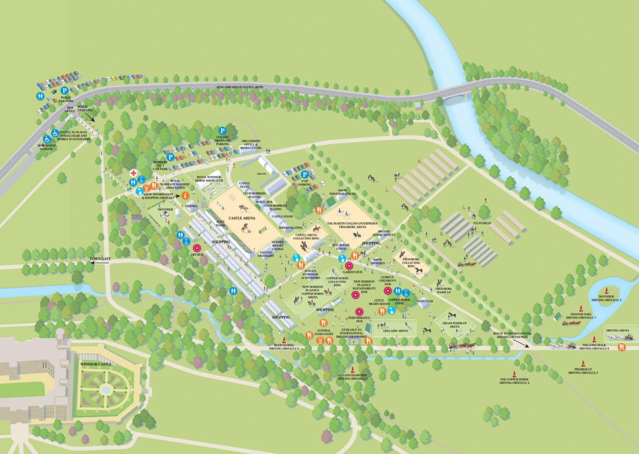 Official Showground Map | Royal Windsor Horse Show